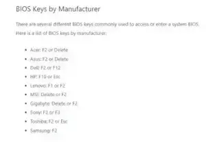 USB BIOS Boot Settings and Options Pendrive Linux