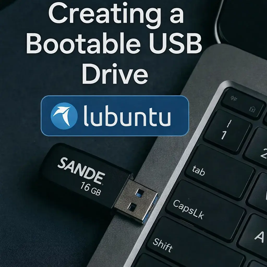 Create Lubuntu Bootable USB using Windows Pendrive Linux