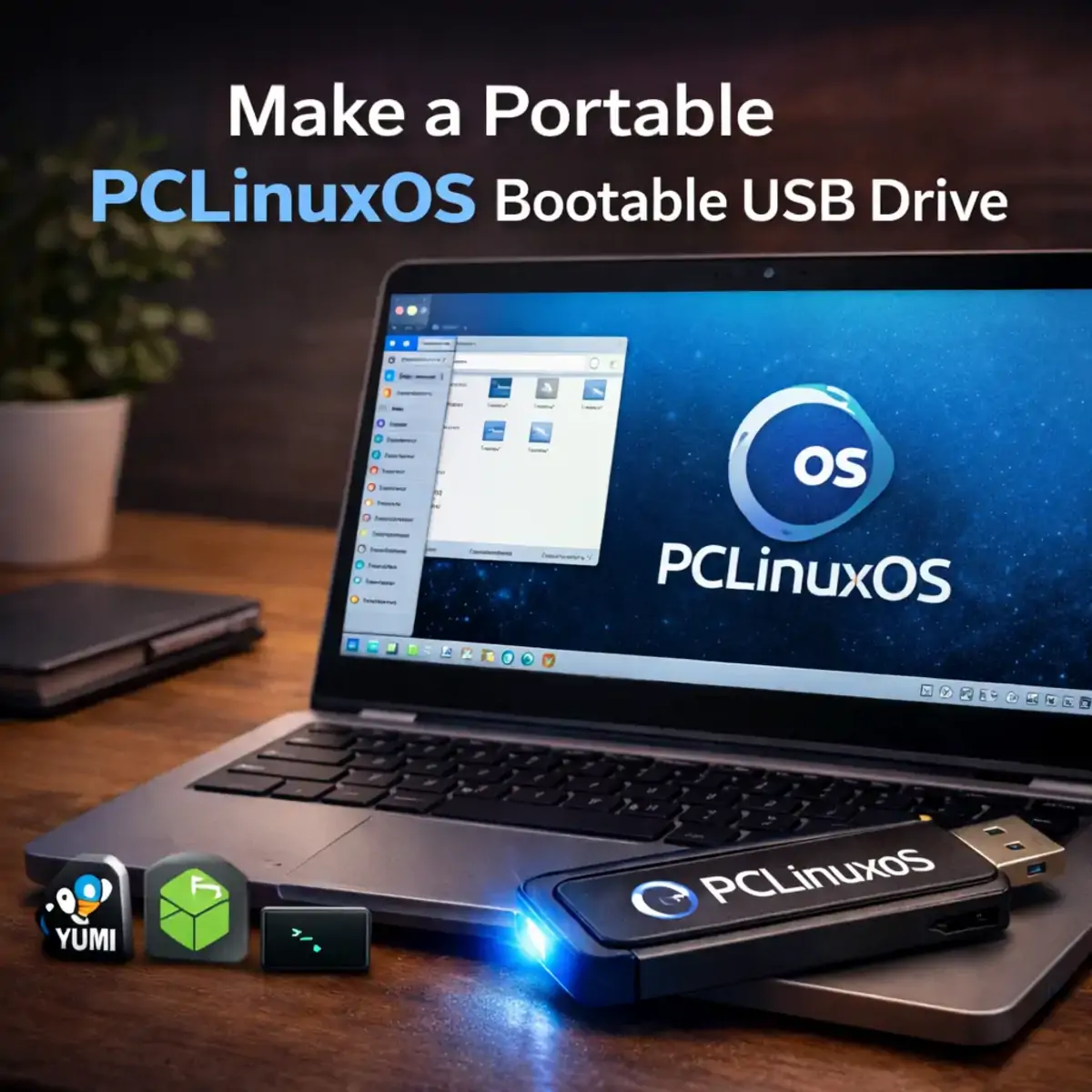 How to Create a PCLinuxOS Bootable USB Drive MiniMe