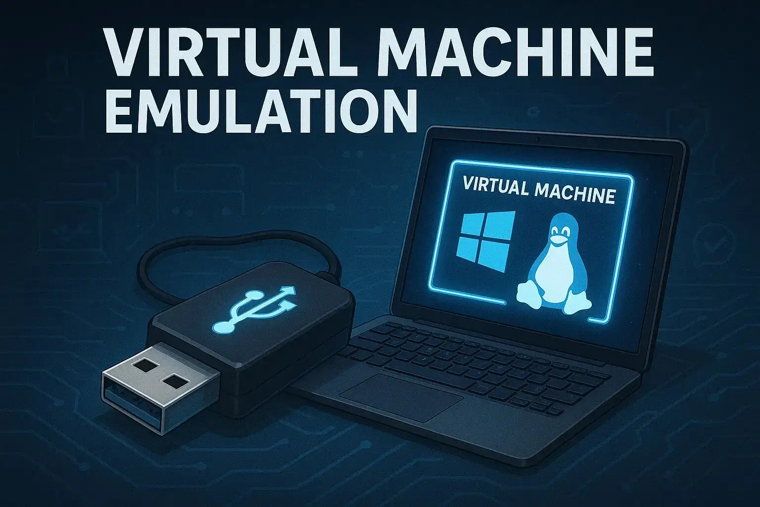Virtual Machine Emulation Pendrive Linux VM
